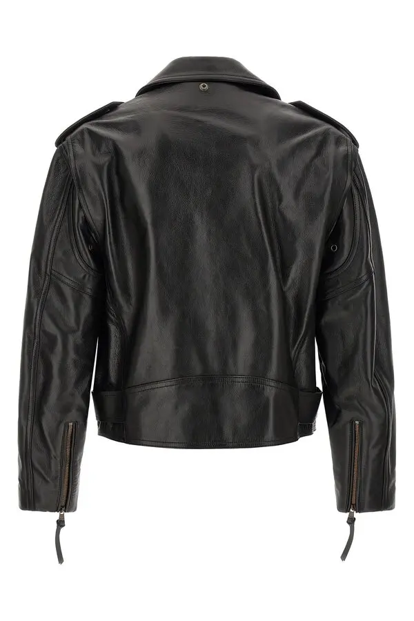 Balmain Biker Jacket Vintage Metal Hardware