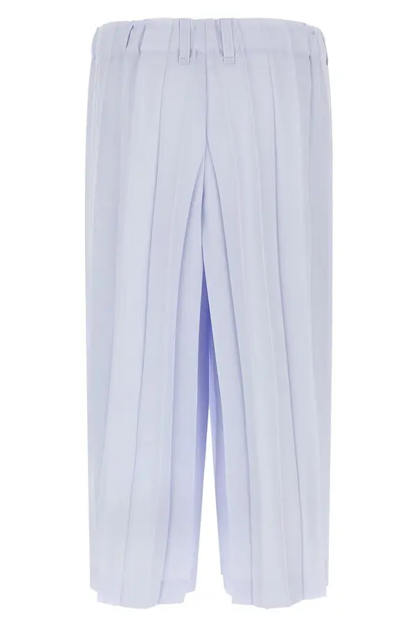 HOMME PLISSE' Homme Plissé Pleated Trousers With Asymmetric Button