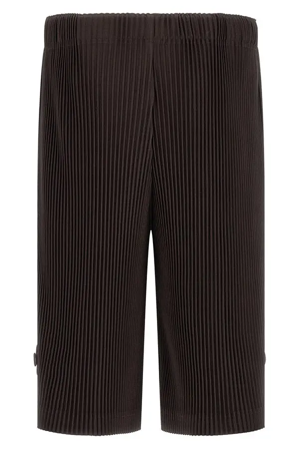 HOMME PLISSE' Homme Plissé Bermuda Shorts With Signature Pleating