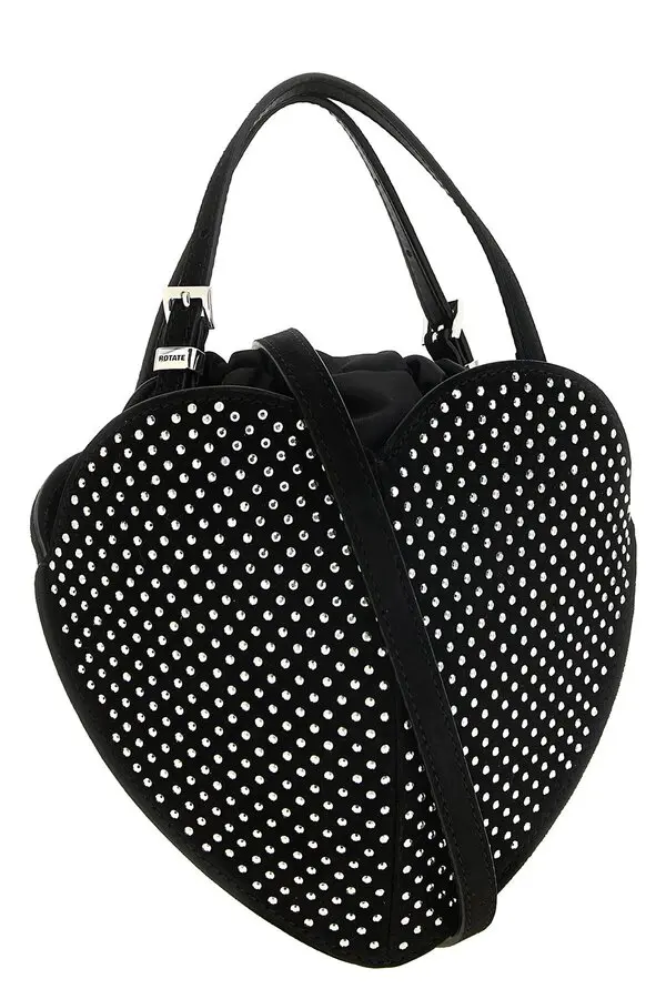 ROTATE BY BIRGER CHRISTENSEN The Heart' Crystal Embellished Handbag