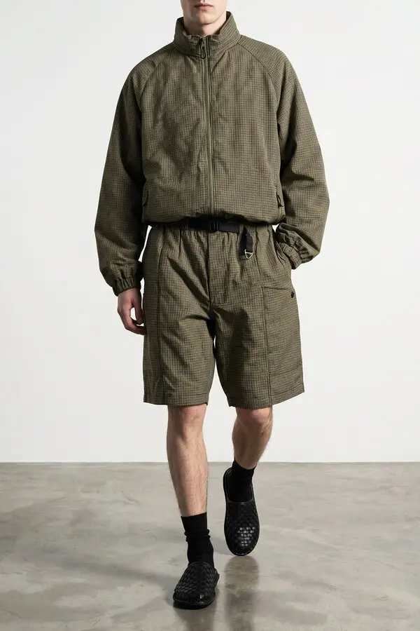 Comme Des Garçons Vichy Check Bermuda Shorts