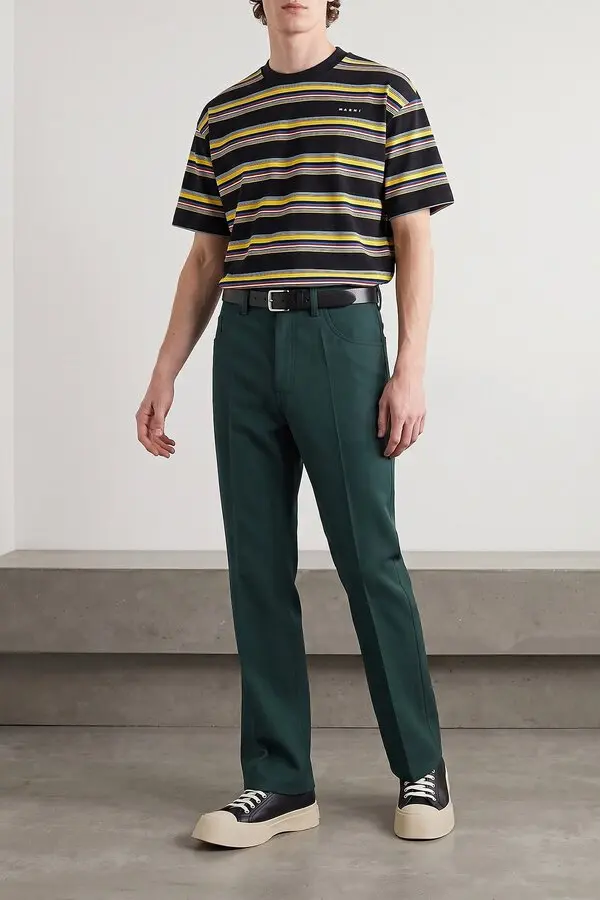 Marni Striped Cotton T-shirt