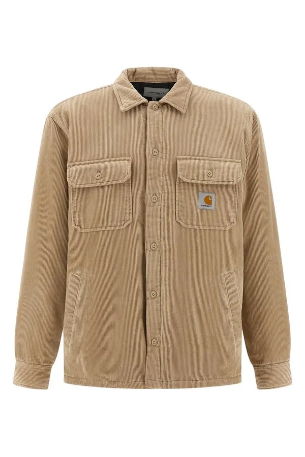 Carhartt Work In Progress Overshirt 'whitsome - Beige