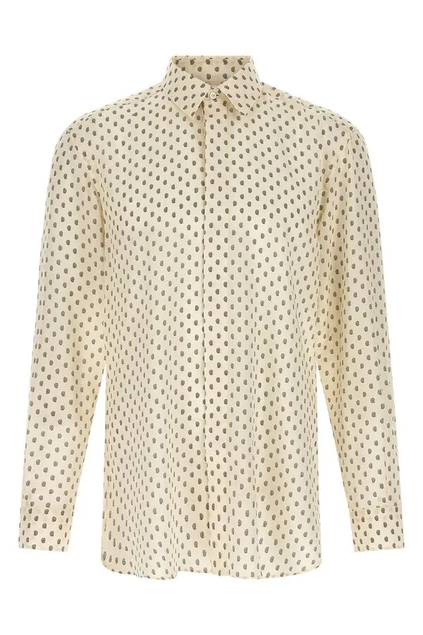 TOM FORD Paisley Silk Shirt - Beige
