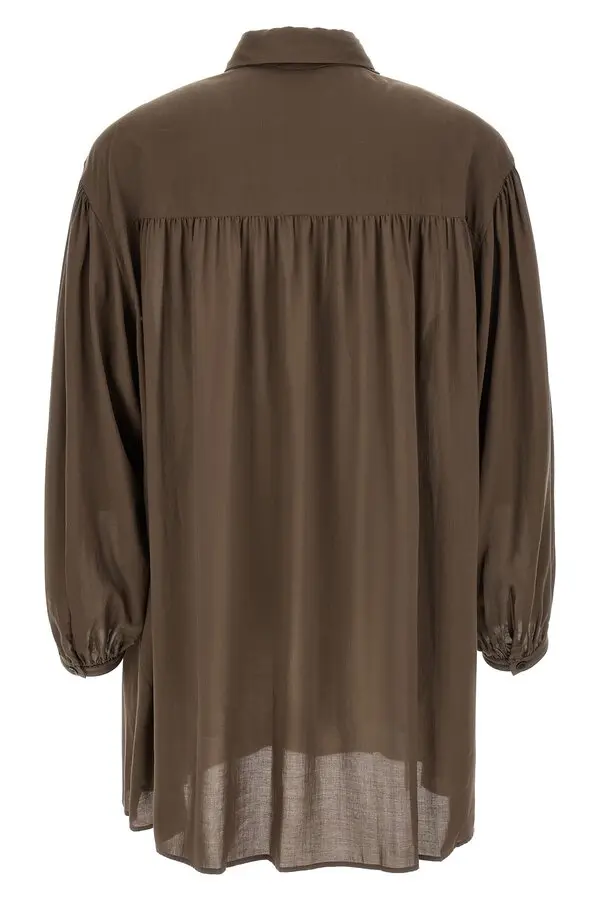 Yohji Yamamoto Scarf Gather Blouse
