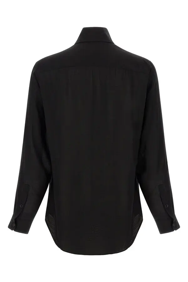 Yohji Yamamoto Scarf-collar Shirt