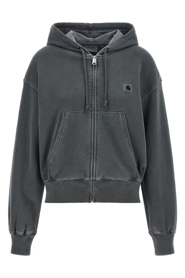 Carhartt Work In Progress Nelson' Hooded Sweatshirt - Gray