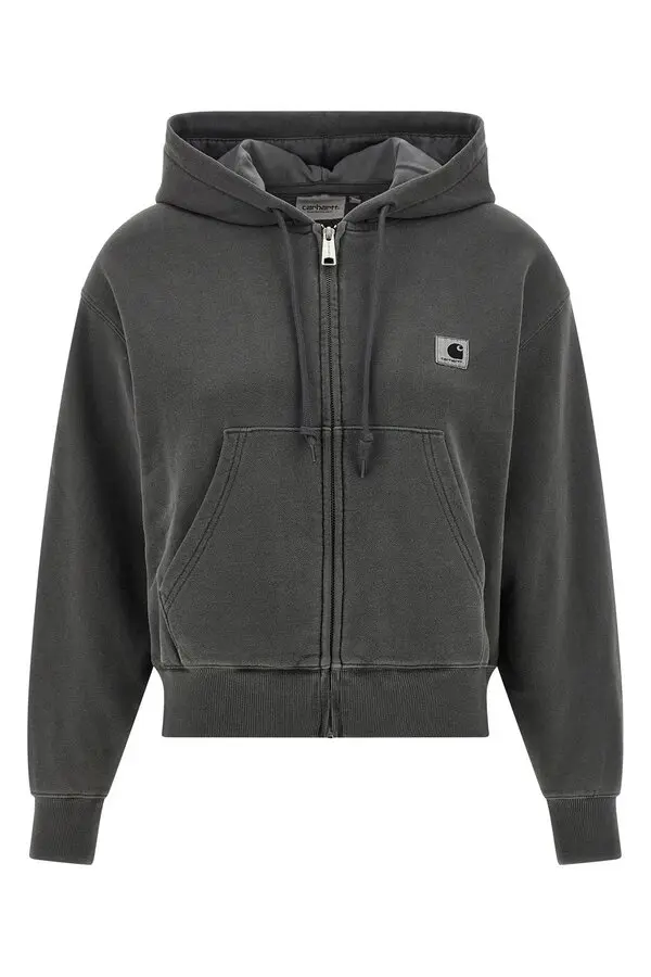 Carhartt Work In Progress Nelson' Hooded Sweatshirt - Gray