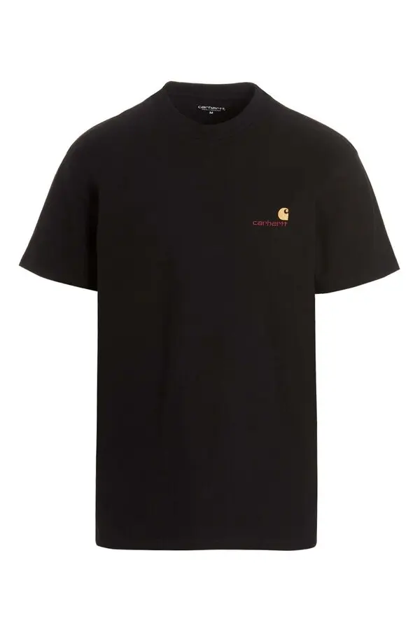 Carhartt Work In Progress Embroidered Logo T-shirt - Black