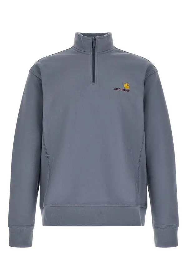 Carhartt Work In Progress Half-zip Sweatshirt With Embroidered Logo