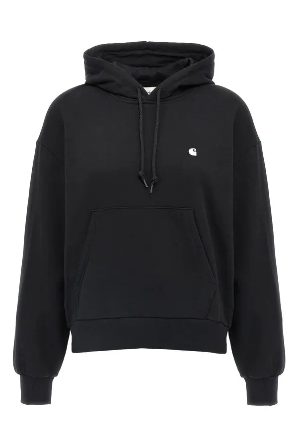 Carhartt Work In Progress Hoodie With Embroidered Logo - Black