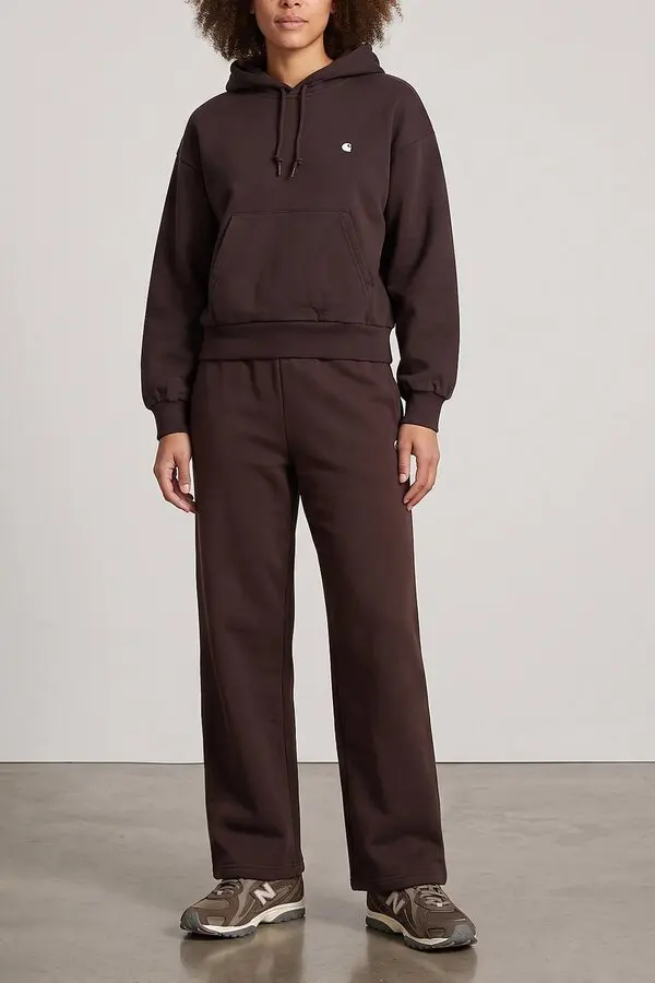 Carhartt Work In Progress Hooded Sweatshirt Embroidered Logo Detail