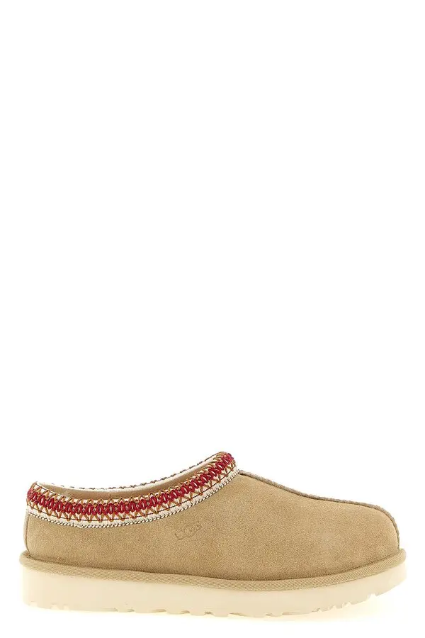 UGG Tasman Ii Sabots With Braided Collar - Beige