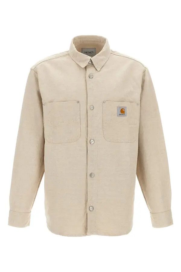 Carhartt Work In Progress Overshirt 'walter - Beige