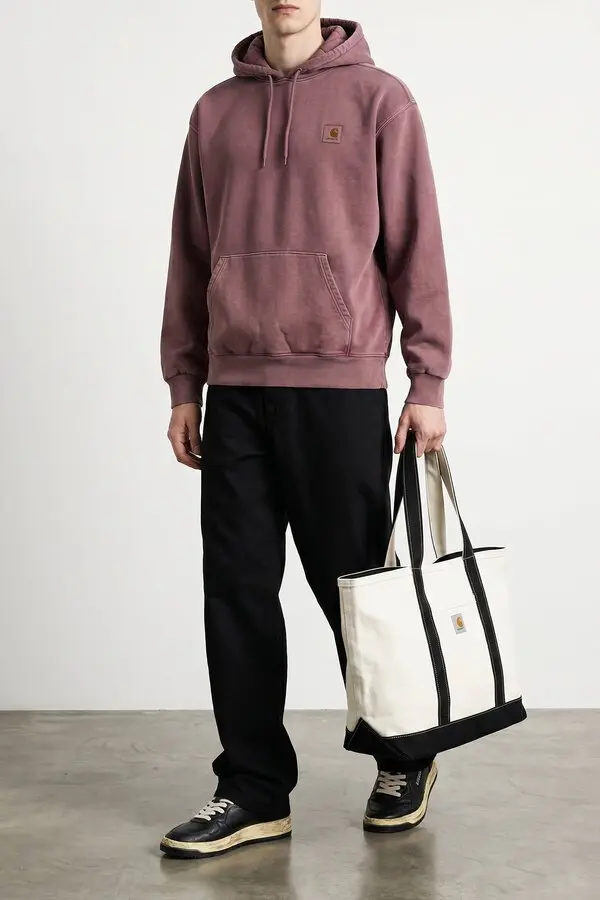 Carhartt Work In Progress Trousers With Square Logo Patch