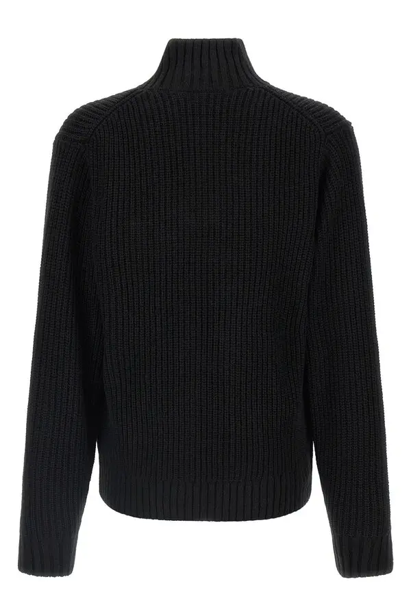 Carhartt Work In Progress Ribbed Knit Half-zip Sweater