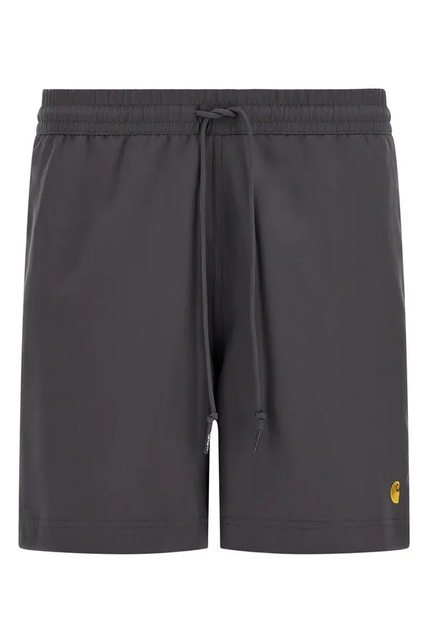 Carhartt Work In Progress Swim Shorts With Embroidered Logo