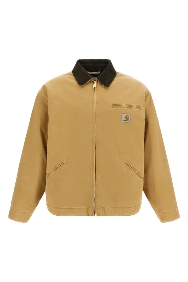 Carhartt Work In Progress Og Detroit" Jacket In Dearborn Canvas