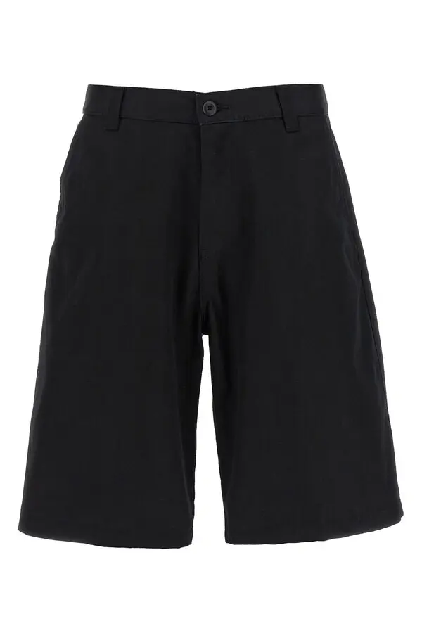 Carhartt Work In Progress Bermuda Shorts With Woven Logo Patch