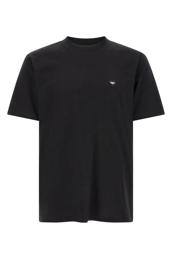 Carhartt Work In Progress T-shirt With Heart Patch - Black