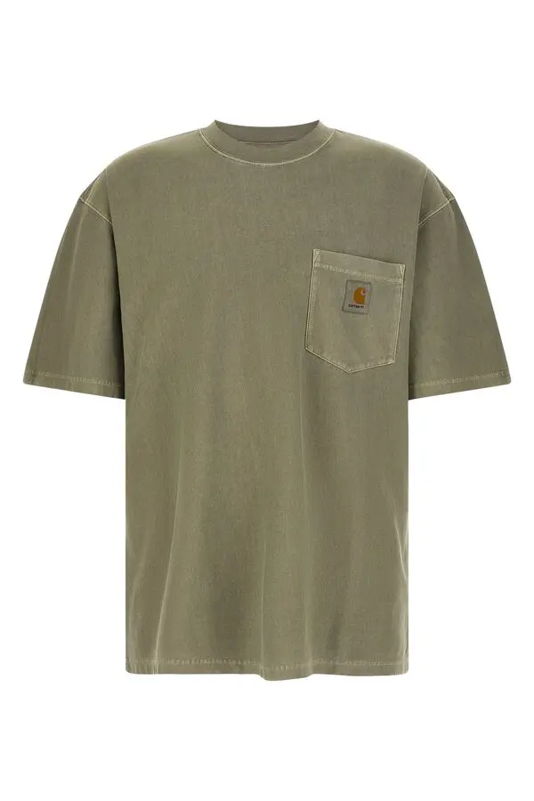 Carhartt Work In Progress T-shirt With Chest Pocket - Green