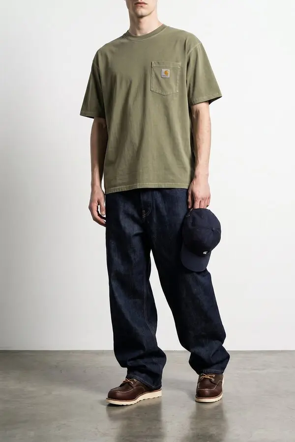 Carhartt Work In Progress T-shirt With Chest Pocket - Green