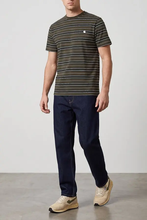 Carhartt Work In Progress Striped Cotton T-shirt