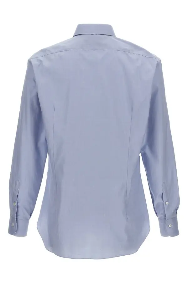 BARBA NAPOLI Stretch Poplin Shirt