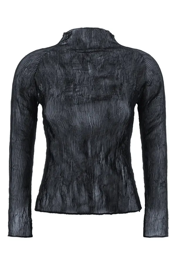 Issey Miyake Chiffon Twist 1" Top