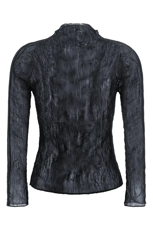 Issey Miyake Chiffon Twist 1" Top