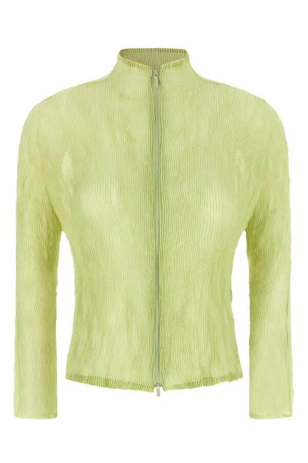 Issey Miyake Cardigan 'chiffon Twist 1 - Green