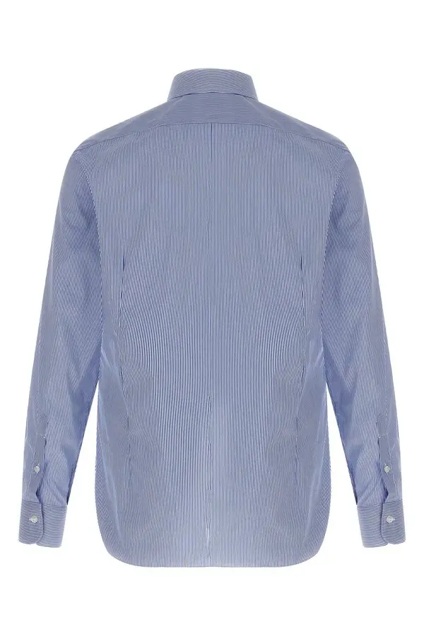 BARBA NAPOLI Striped Poplin Shirt