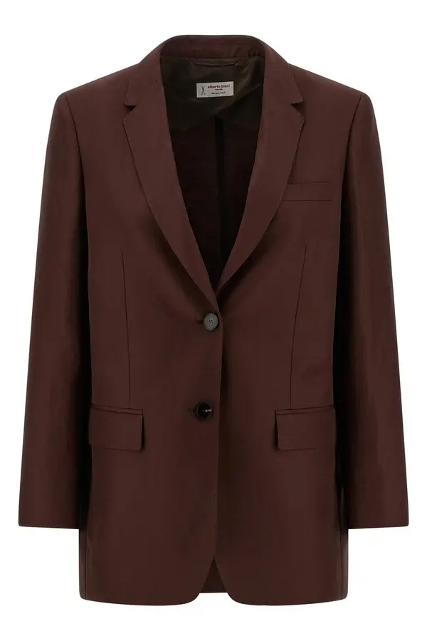 Alberto Biani Blazer With Visible Stitching