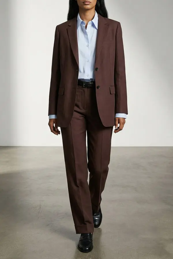 Alberto Biani Blazer With Visible Stitching