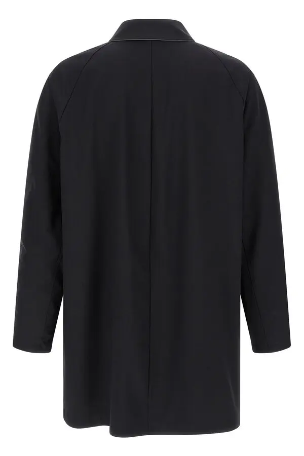 Herno Reversible Jacket Logo Button Detail