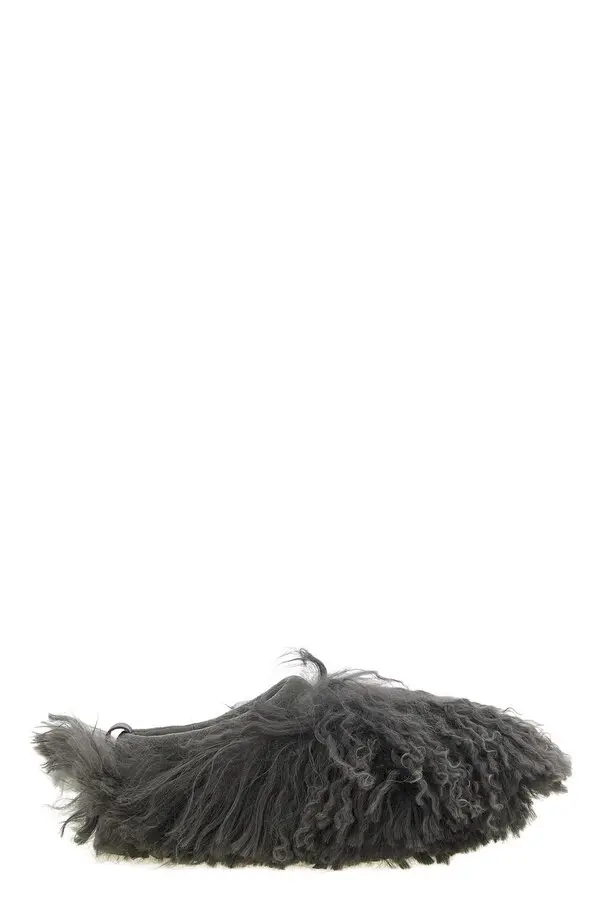 UGG Grey 'tazz Fluff Momma' Mule - Gray