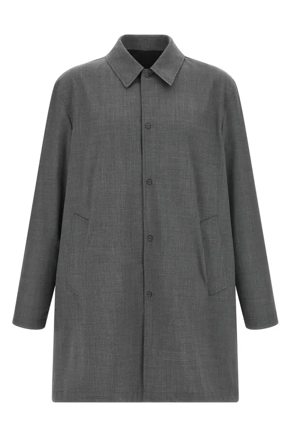 Herno Reversible Jacket With Logo Buttons