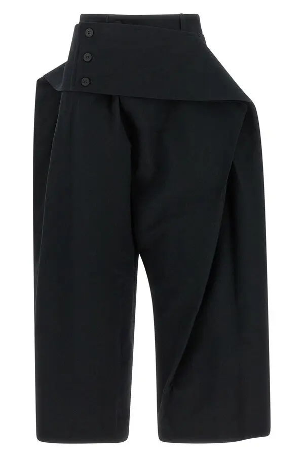Issey Miyake Grainy Trousers - Black