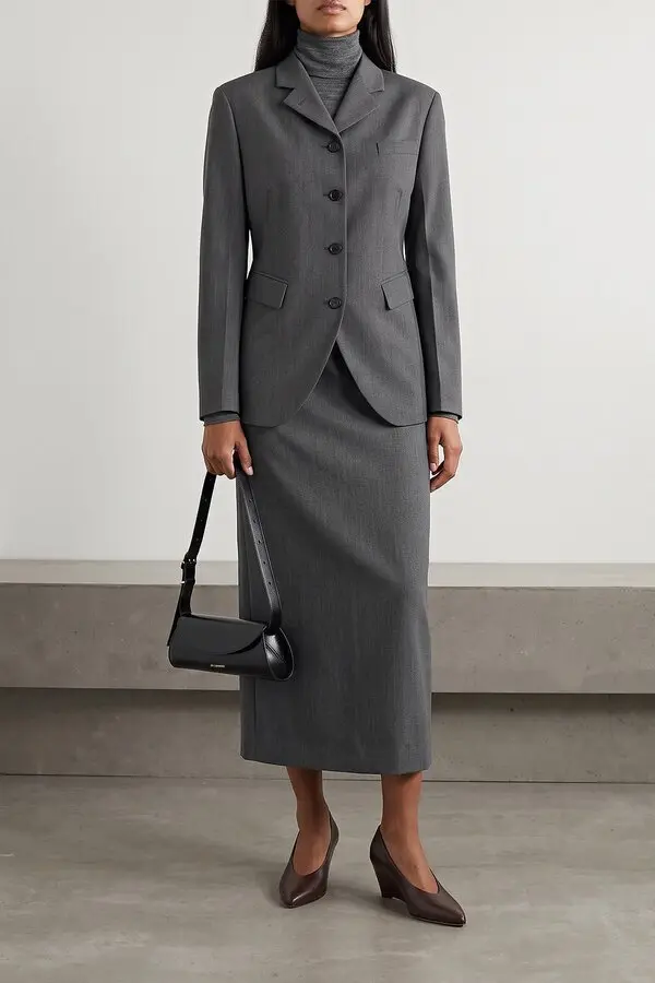 JIL SANDER Leather Décolleté With Pointed Toe