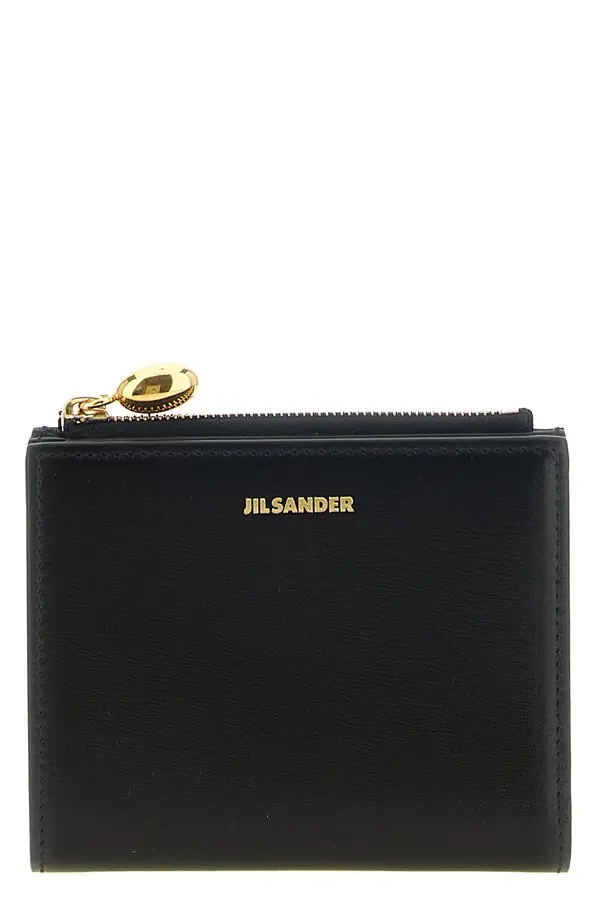 JIL SANDER Goji Mini Wallet - Black