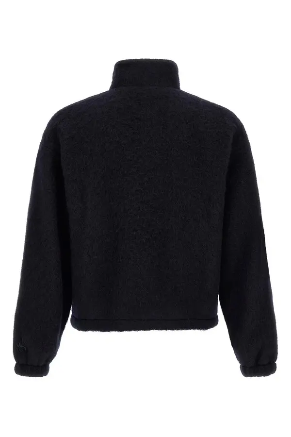 JIL SANDER Zip-up Sweatshirt With Embroidered Monogram