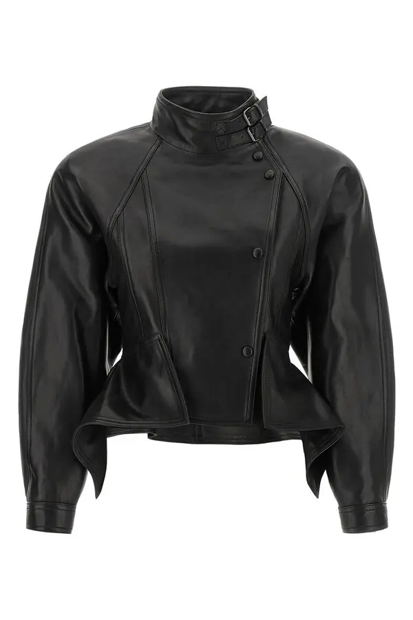 Balmain Iconic Leather Jacket - Black