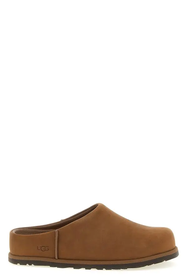 UGG Clogs Embossed Logo Detail - Brown