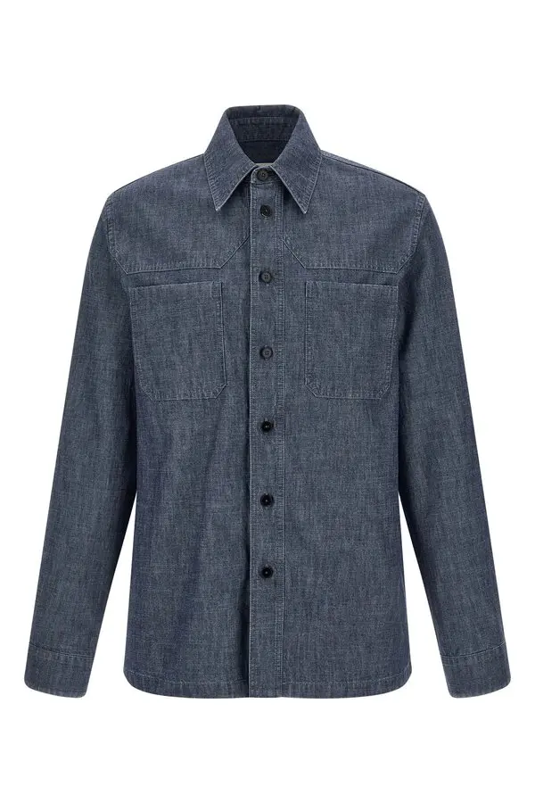 JIL SANDER Cotton Shirt With Patch Pockets