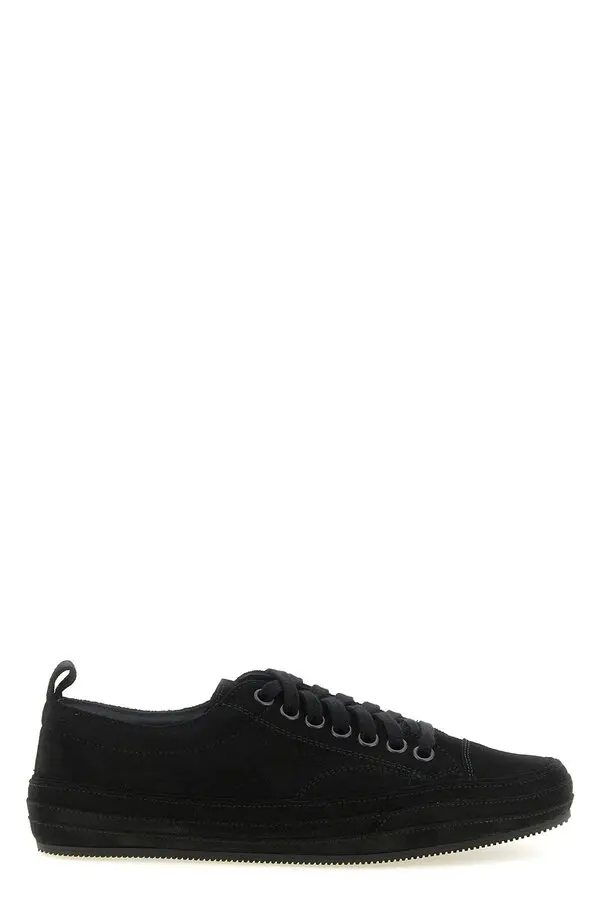TOM FORD Suede Dean Sneaker With Metal Eyelets - Black