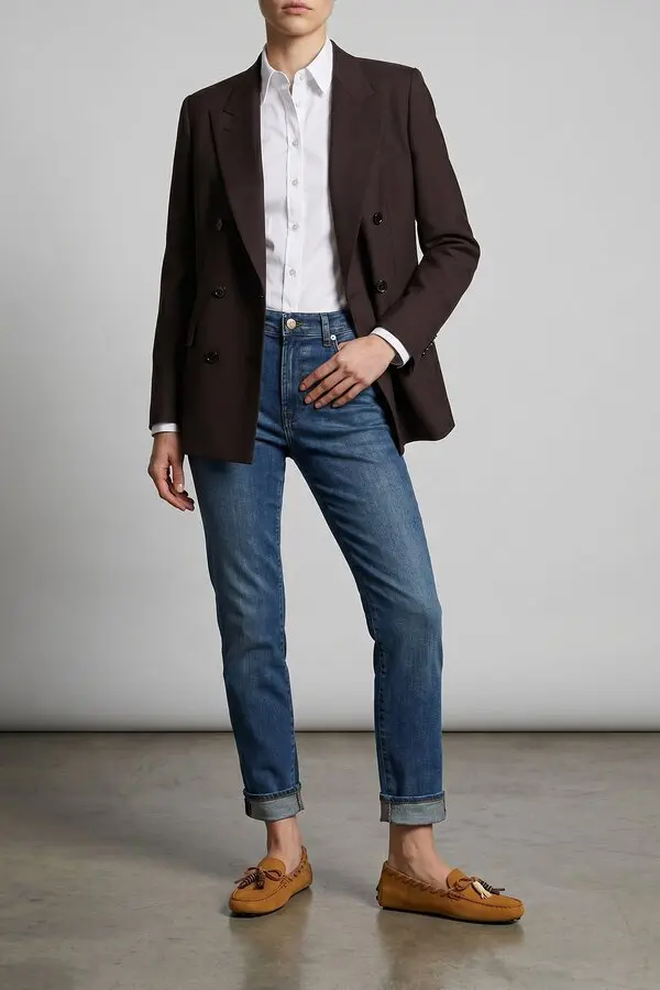 Tagliatore Double-breasted Virgin Wool Blazer