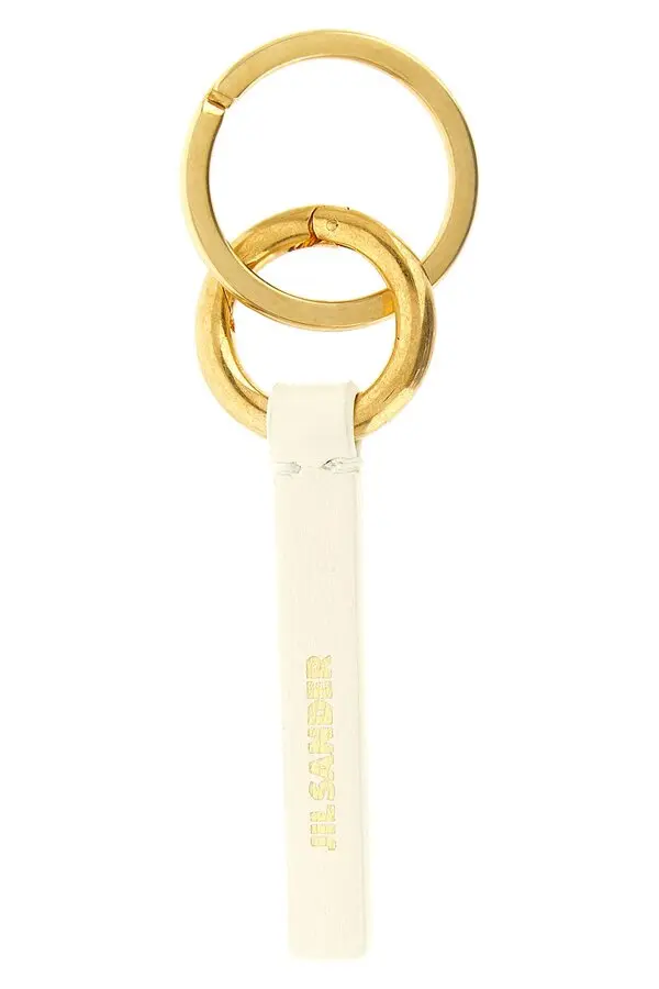 JIL SANDER Signature Leather Keychain