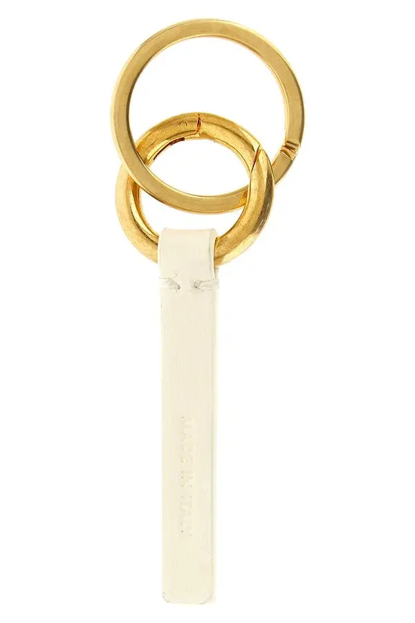 JIL SANDER Signature Leather Keychain