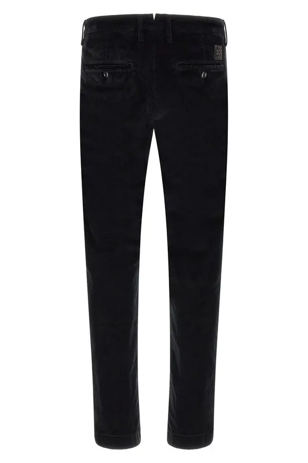 JACOB COHЁN Chino Trousers Metallic Logo Detail