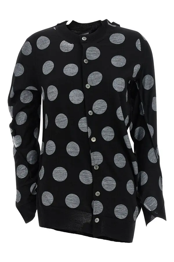 Junya Watanabe Cardigan With Asymmetrical Hem